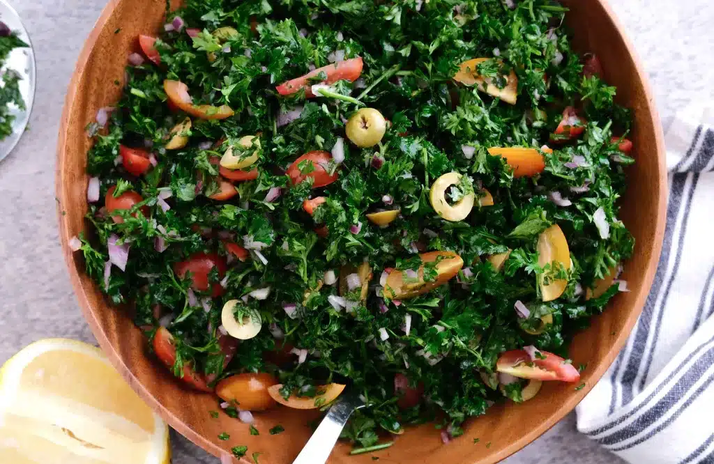 Mediterranean Parsley and Tomato Salad