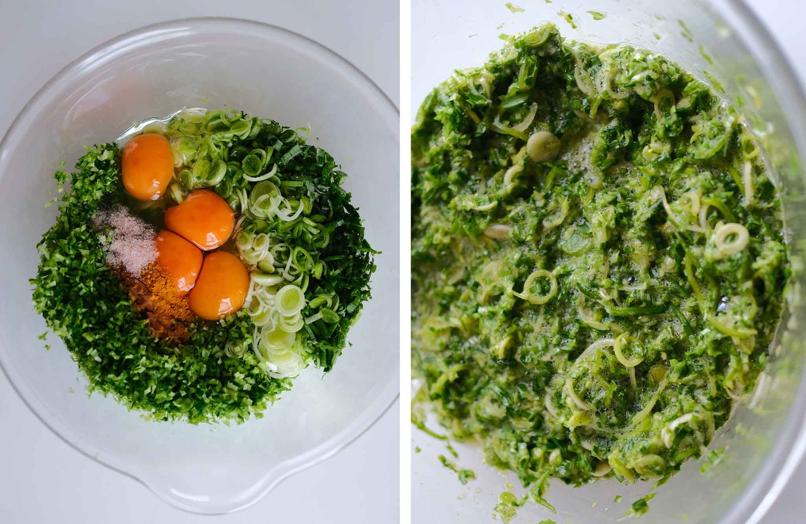 Persian Leeks and Chives Frittata